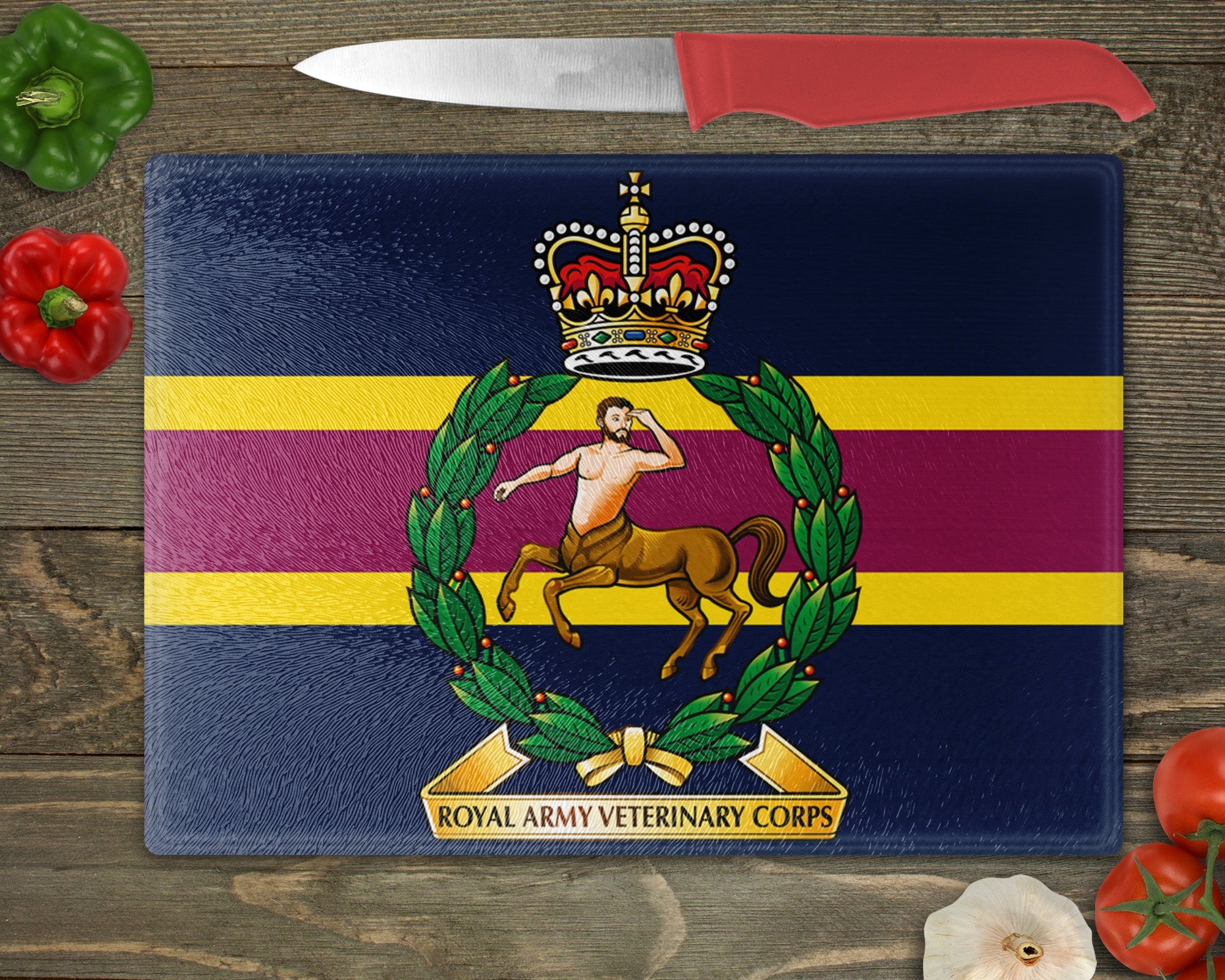 Royal Army Veterinary Corps - Cutting Board – The Crafty Black Dog