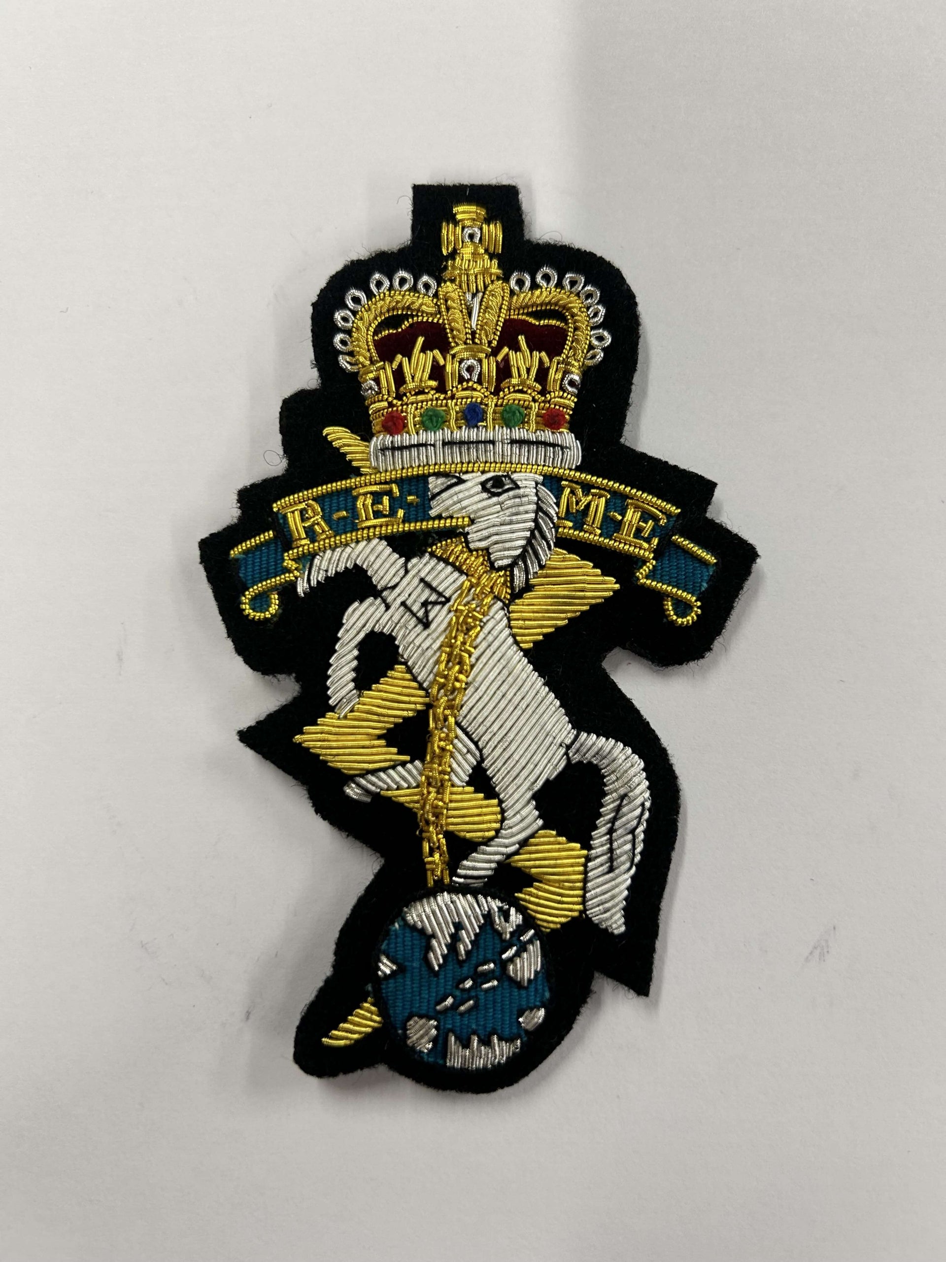 Royal Electrical and Mechanical Engineers - Blazer Badge – The Crafty ...