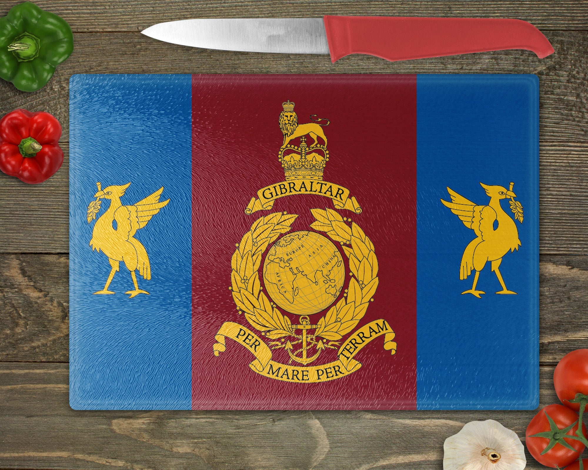 Royal Marines Chopping Board – The Crafty Black Dog