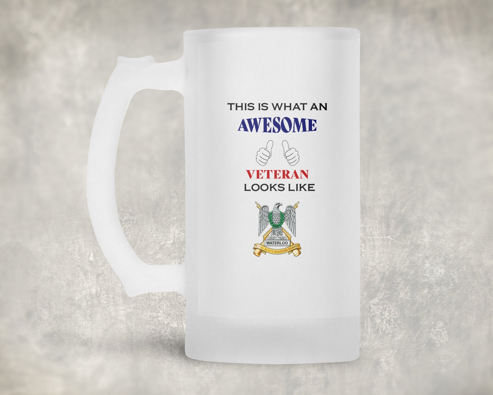 The Royal Scots Dragoon Guards - Veteran - Frosted Stein – The Crafty ...