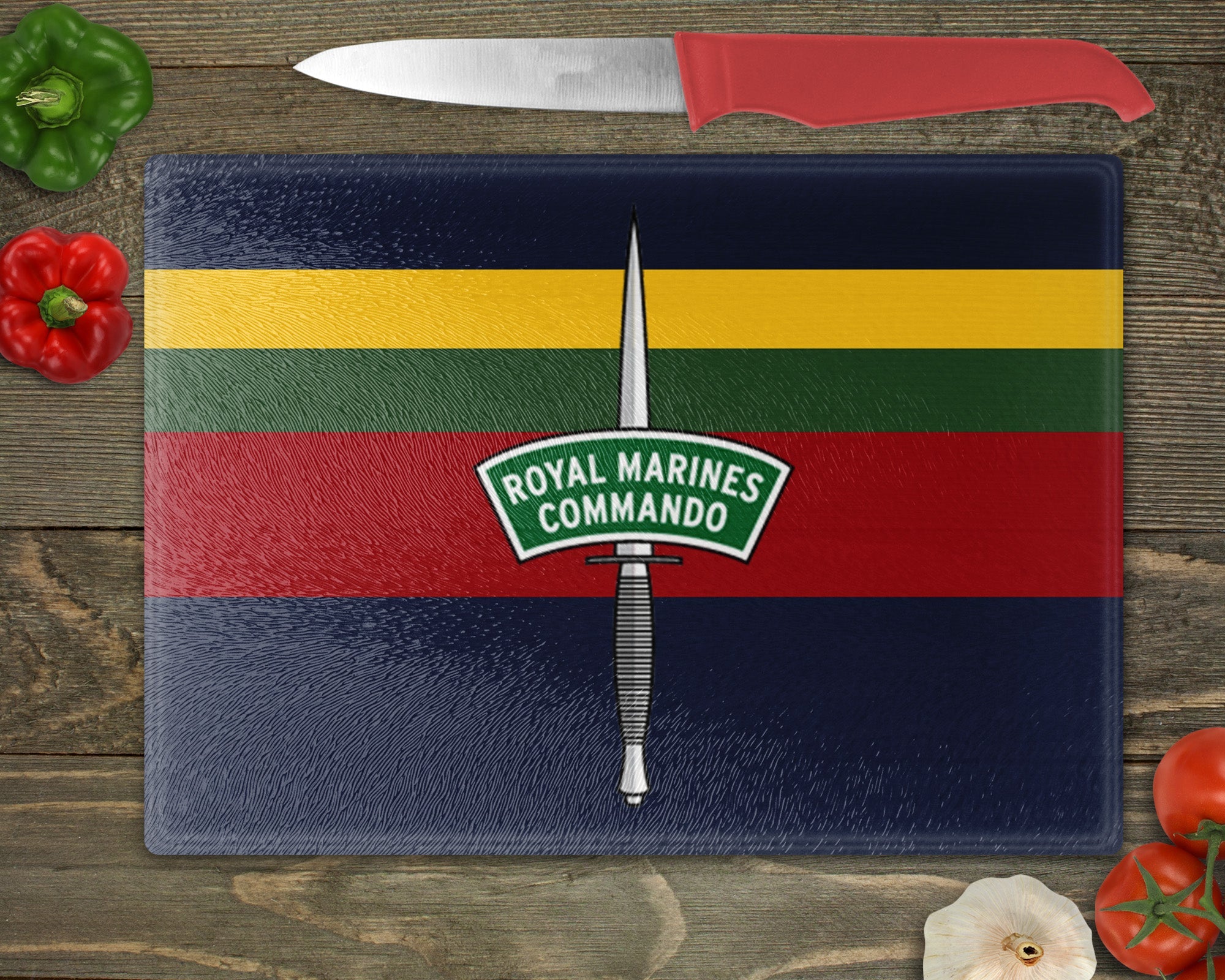 Royal Marines Commando Dagger - Cutting Board – The Crafty Black Dog