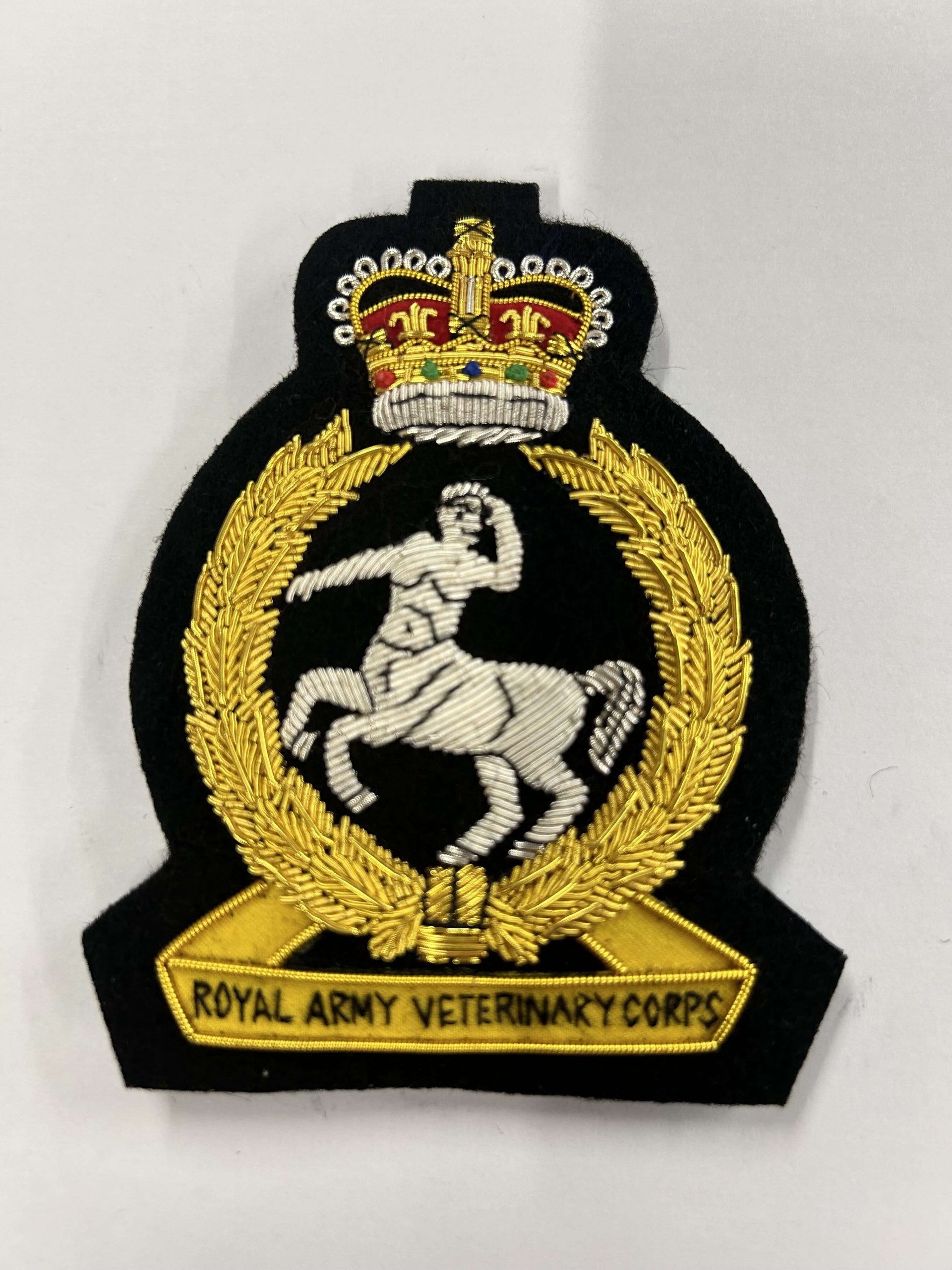 Royal Army Veterinary Corps - Blazer Badge – The Crafty Black Dog
