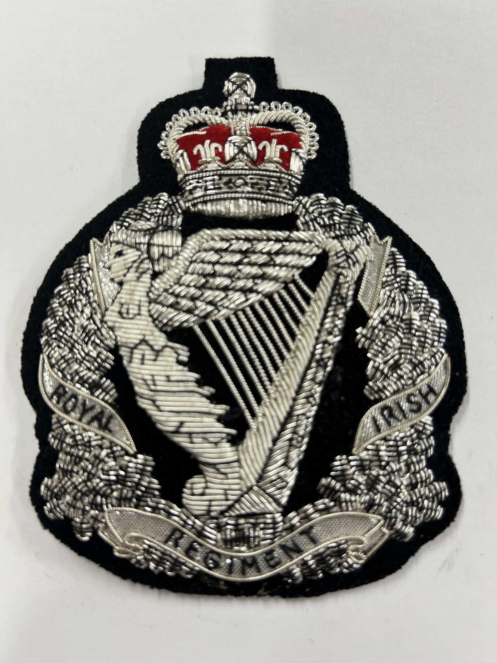Royal Irish Regiment Crest - Blazer Badge – The Crafty Black Dog