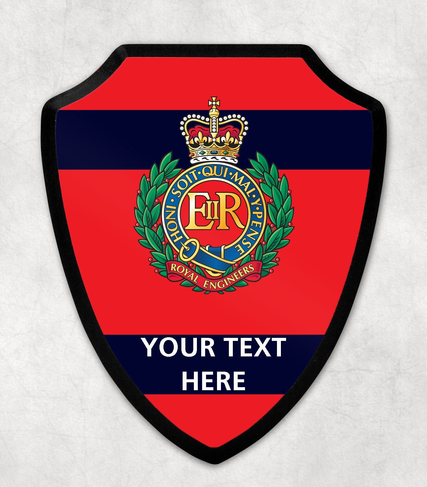 Royal Engineers - Printed Wall Shield – The Crafty Black Dog