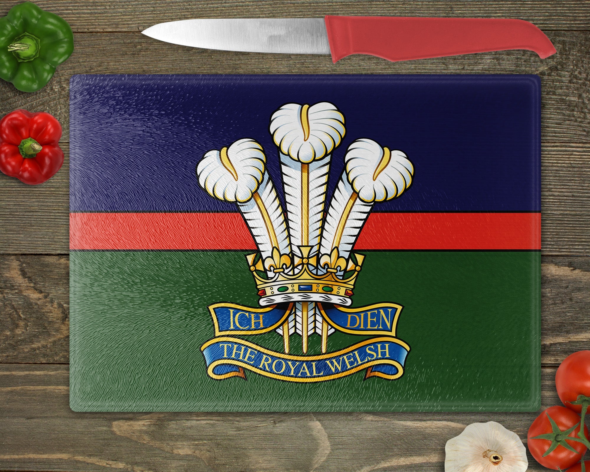 Royal Welsh - Cutting Board – The Crafty Black Dog