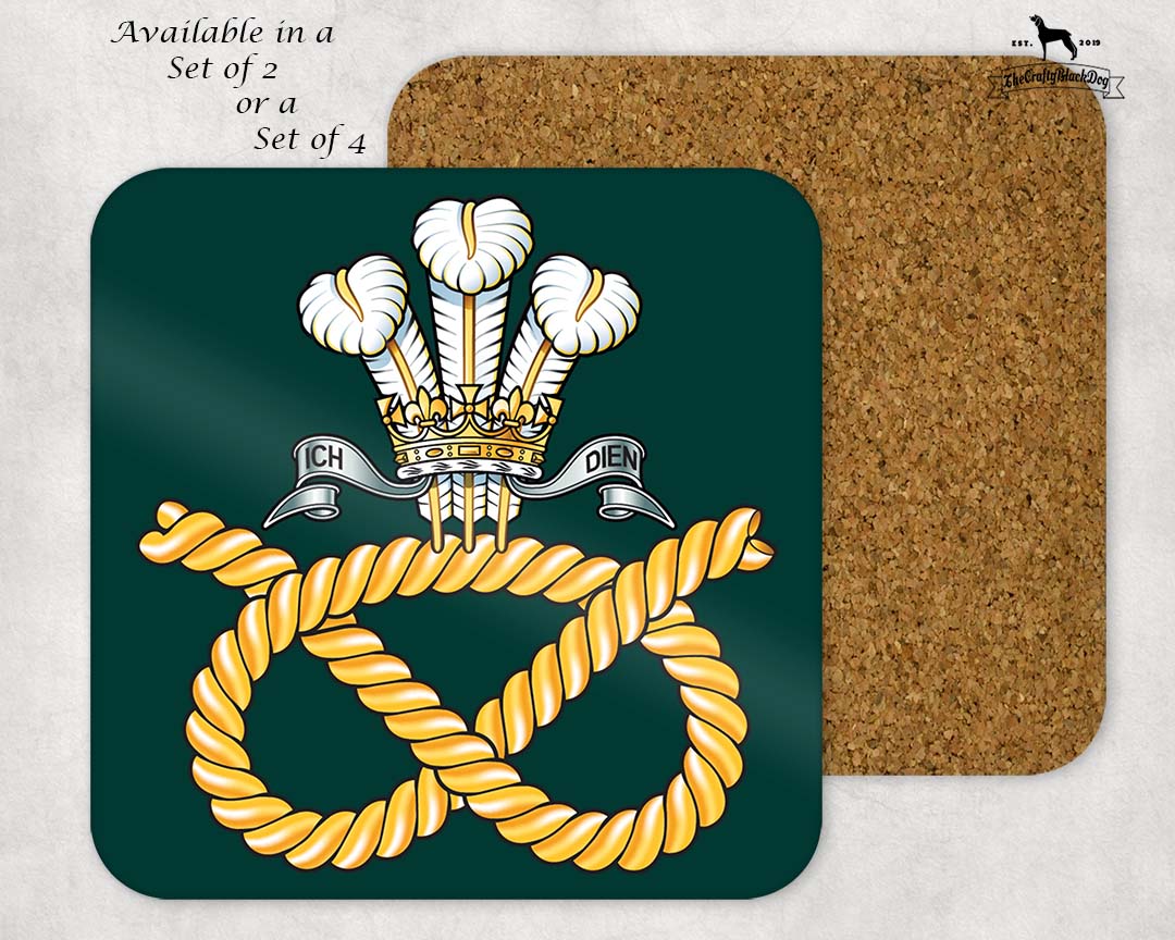 Staffordshire Regiment - COASTER SET – The Crafty Black Dog