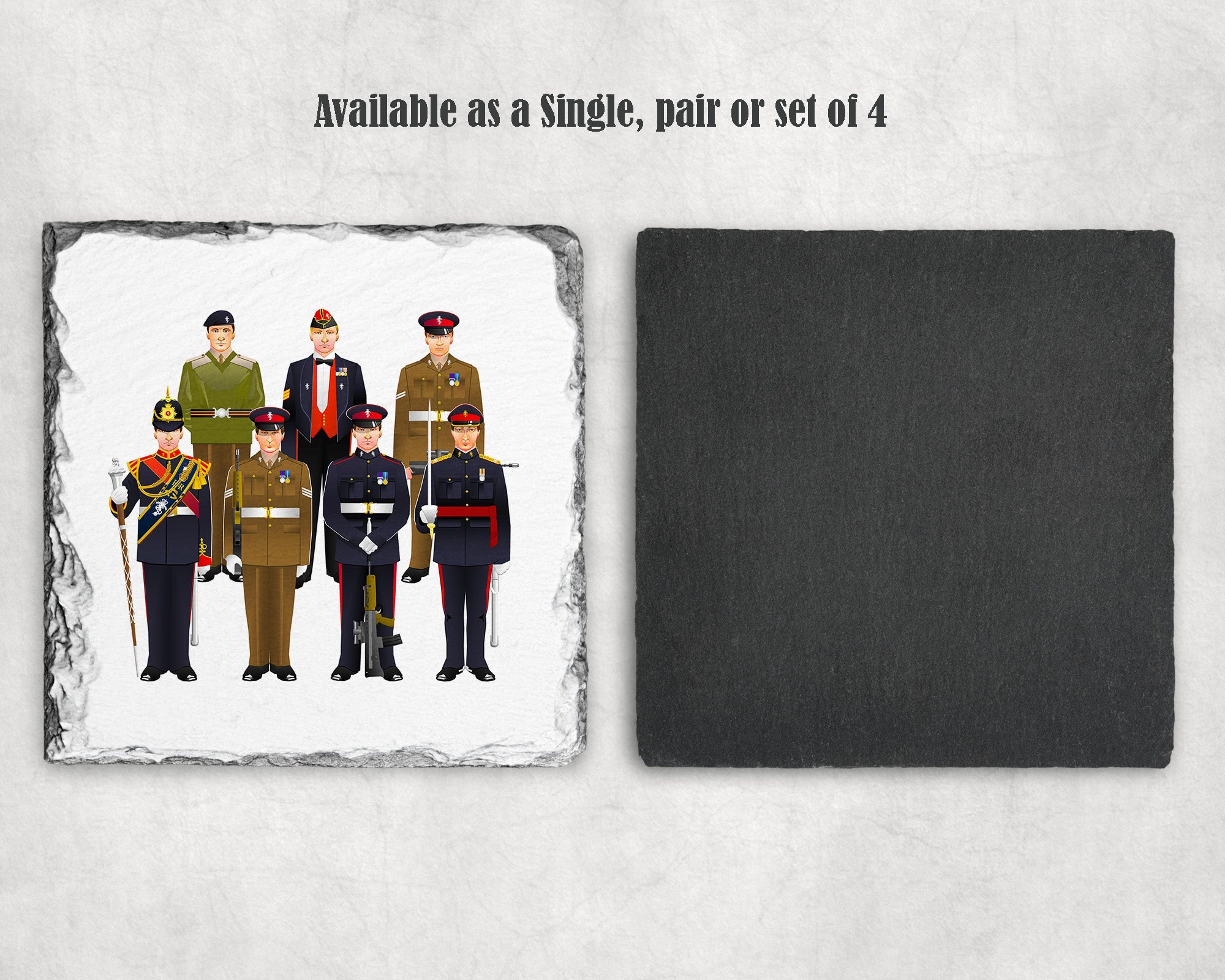 Royal Electrical and Mechanical Engineers - Uniform Slate Coaster – The ...