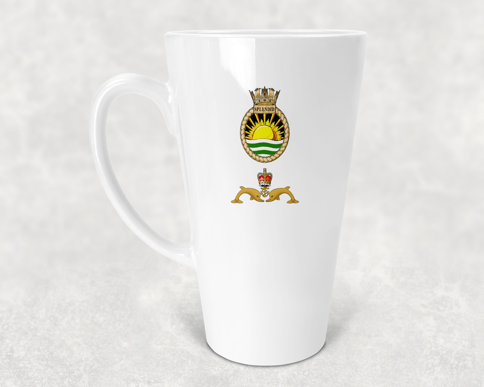 HMS Splendid - Latte Mug 17oz – The Crafty Black Dog