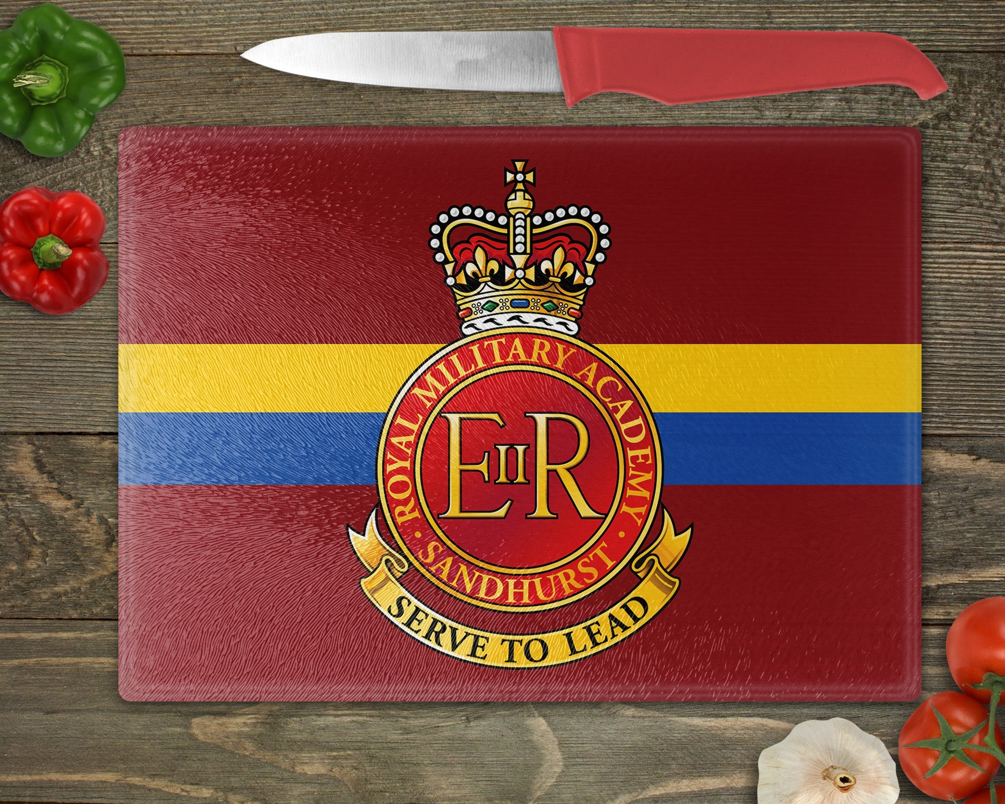 Royal Military Academy Sandhurst - Cutting Board – The Crafty Black Dog
