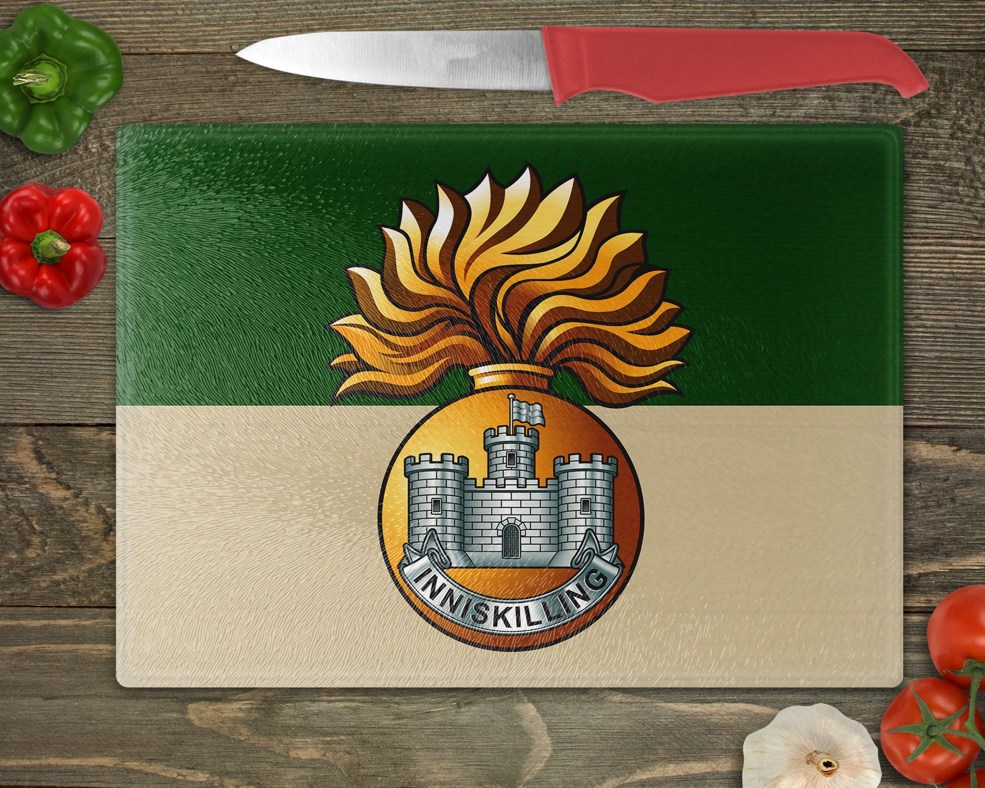 Royal Inniskilling Fusiliers - Cutting Board – The Crafty Black Dog