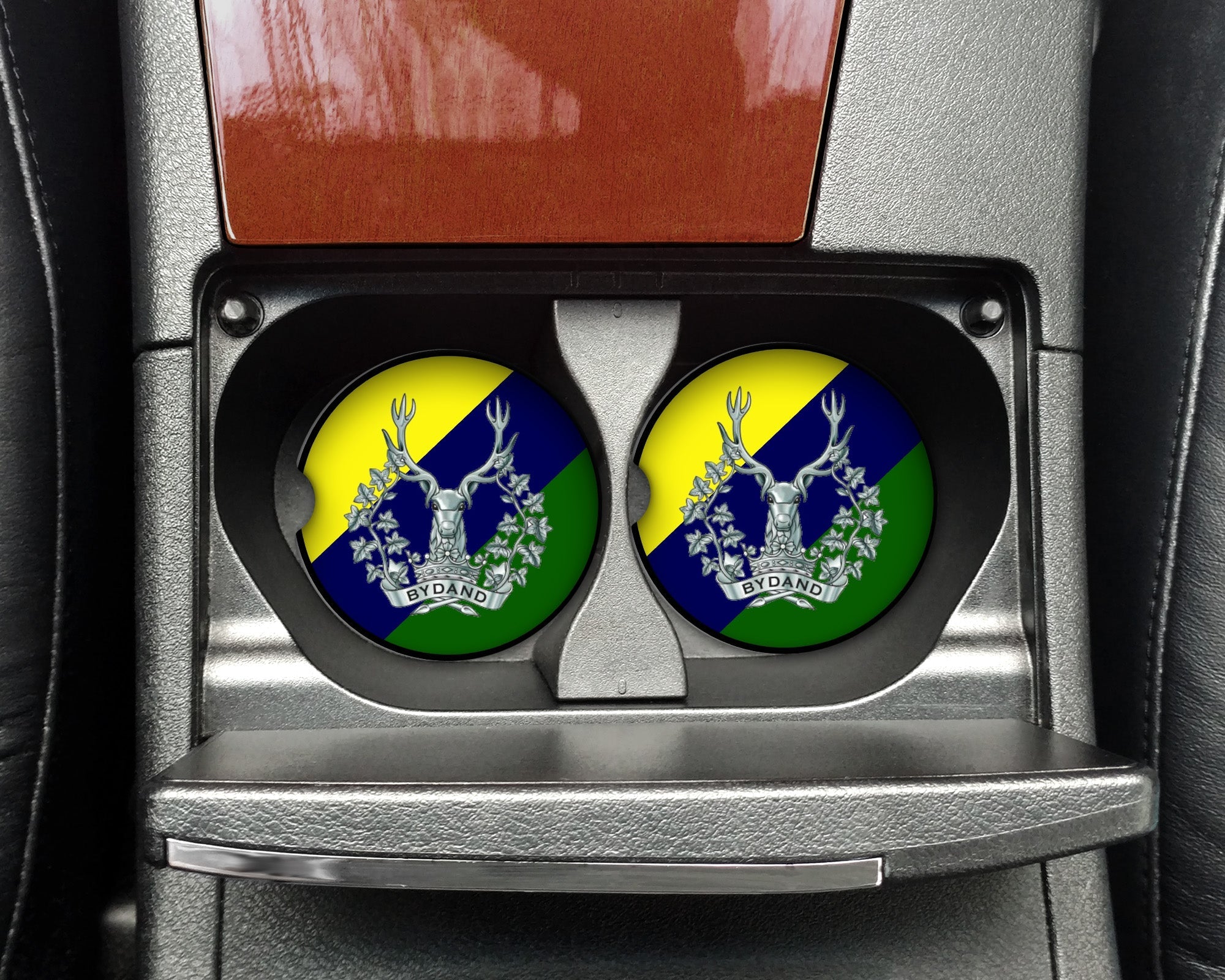 Gordon Highlanders - Car Coaster – The Crafty Black Dog