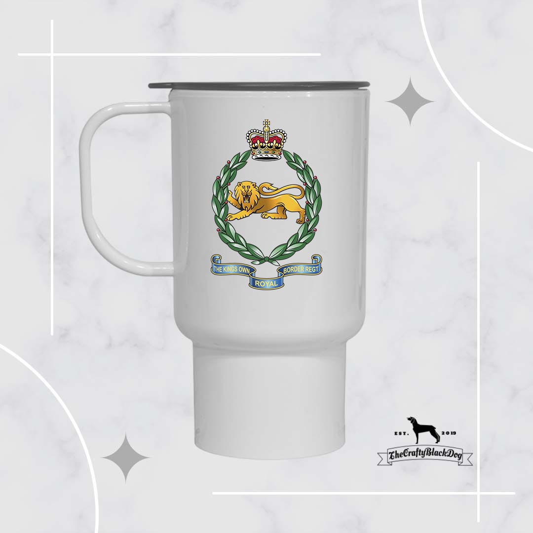 King's Own Royal Border Regiment - Travel Mug – The Crafty Black Dog