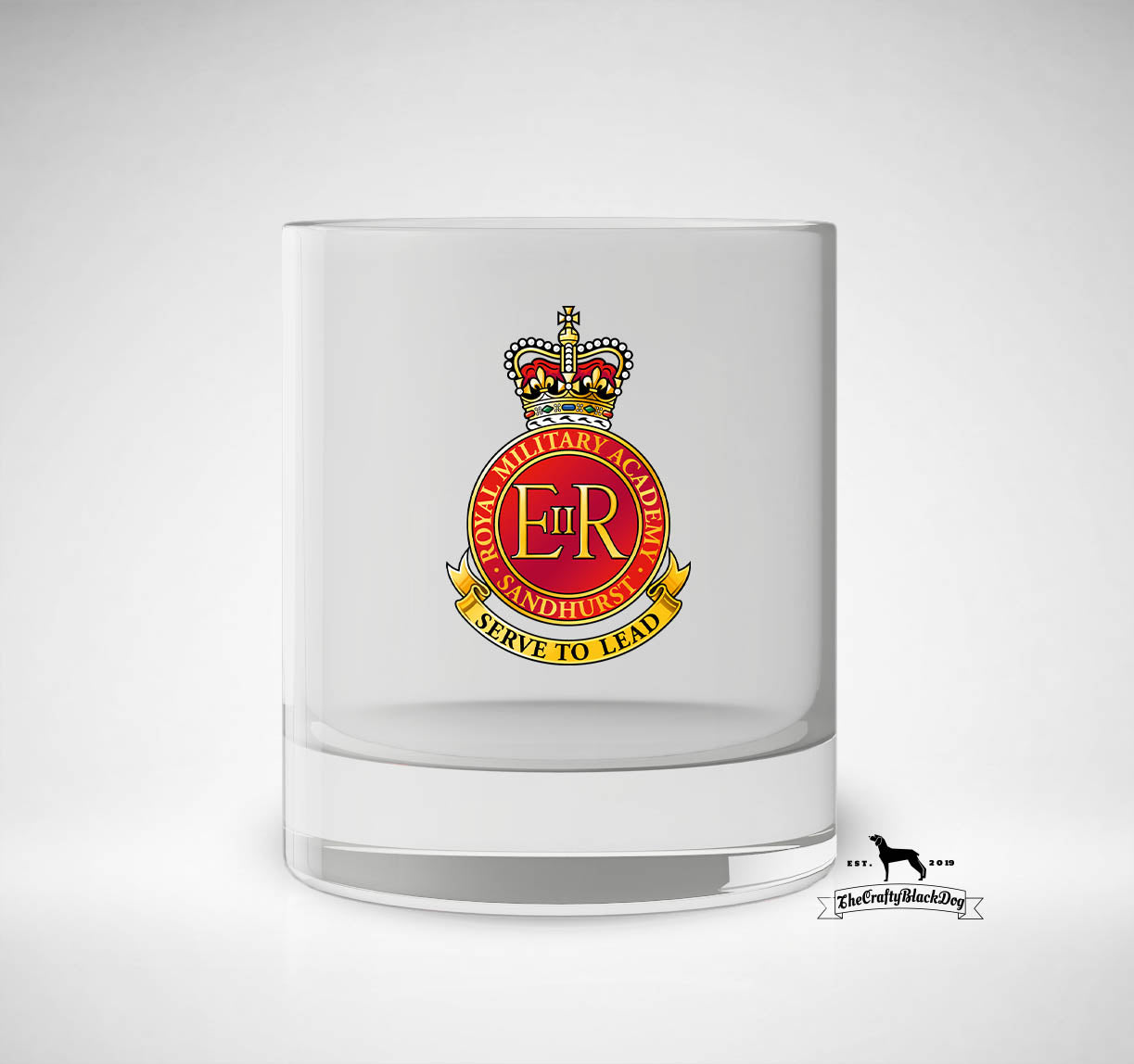 Royal Military Academy Sandhurst - Whiskey/Spirit Glass – The Crafty ...