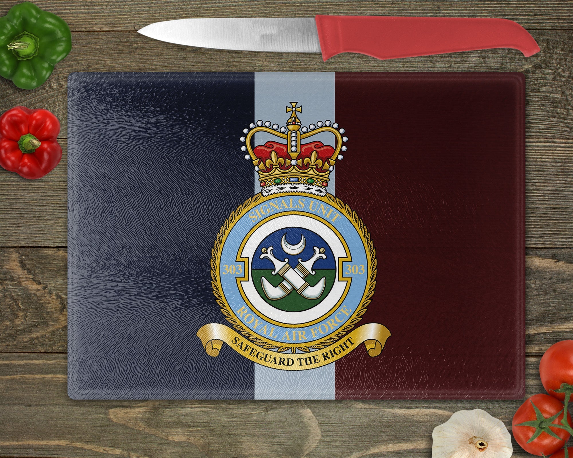 303 Signals Unit - Cutting Board – The Crafty Black Dog