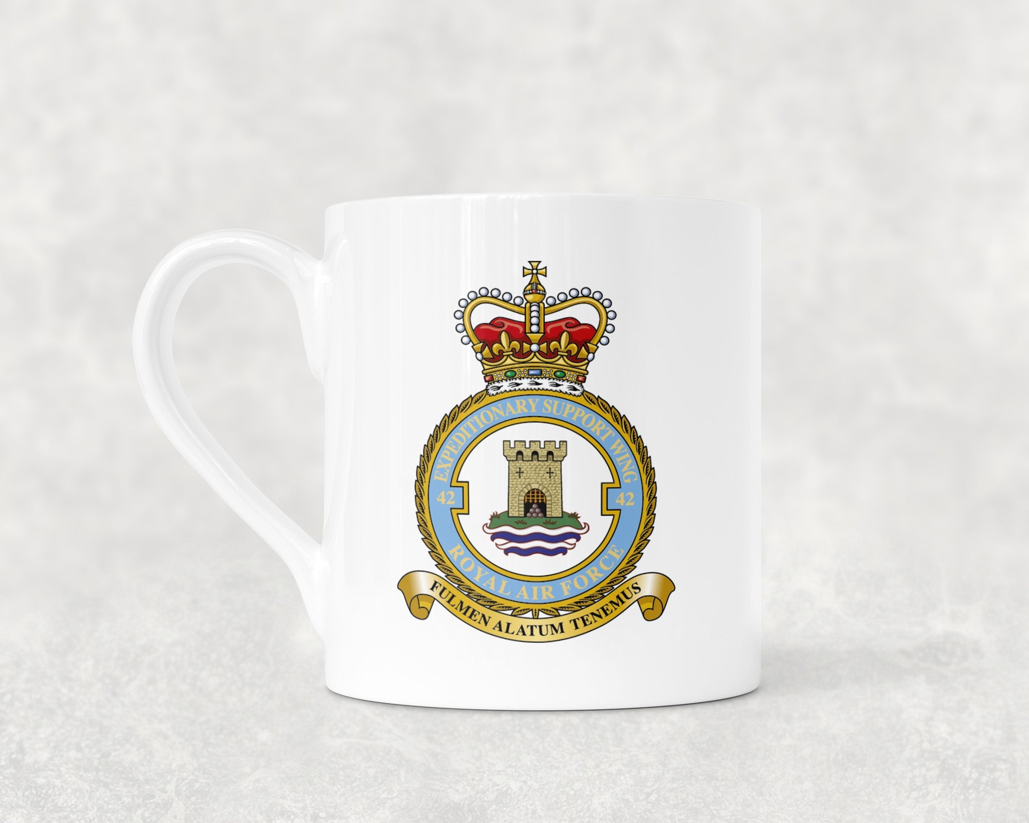 42 Expeditionary Support Wing RAF - Bone China Mug – The Crafty Black Dog