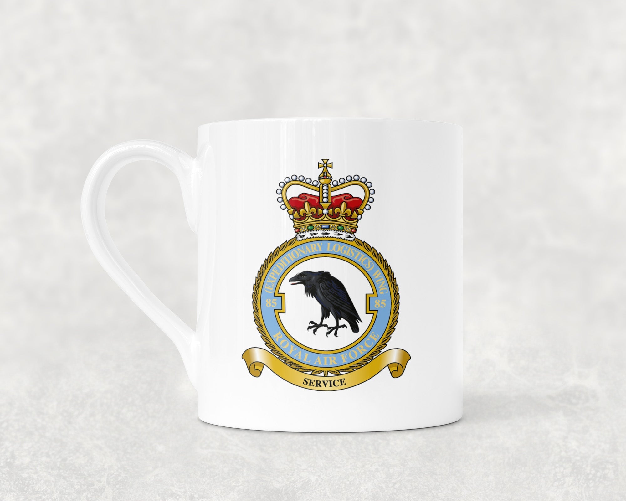 85 Expeditionary Logistics Wing RAF - Bone China Mug – The Crafty Black Dog