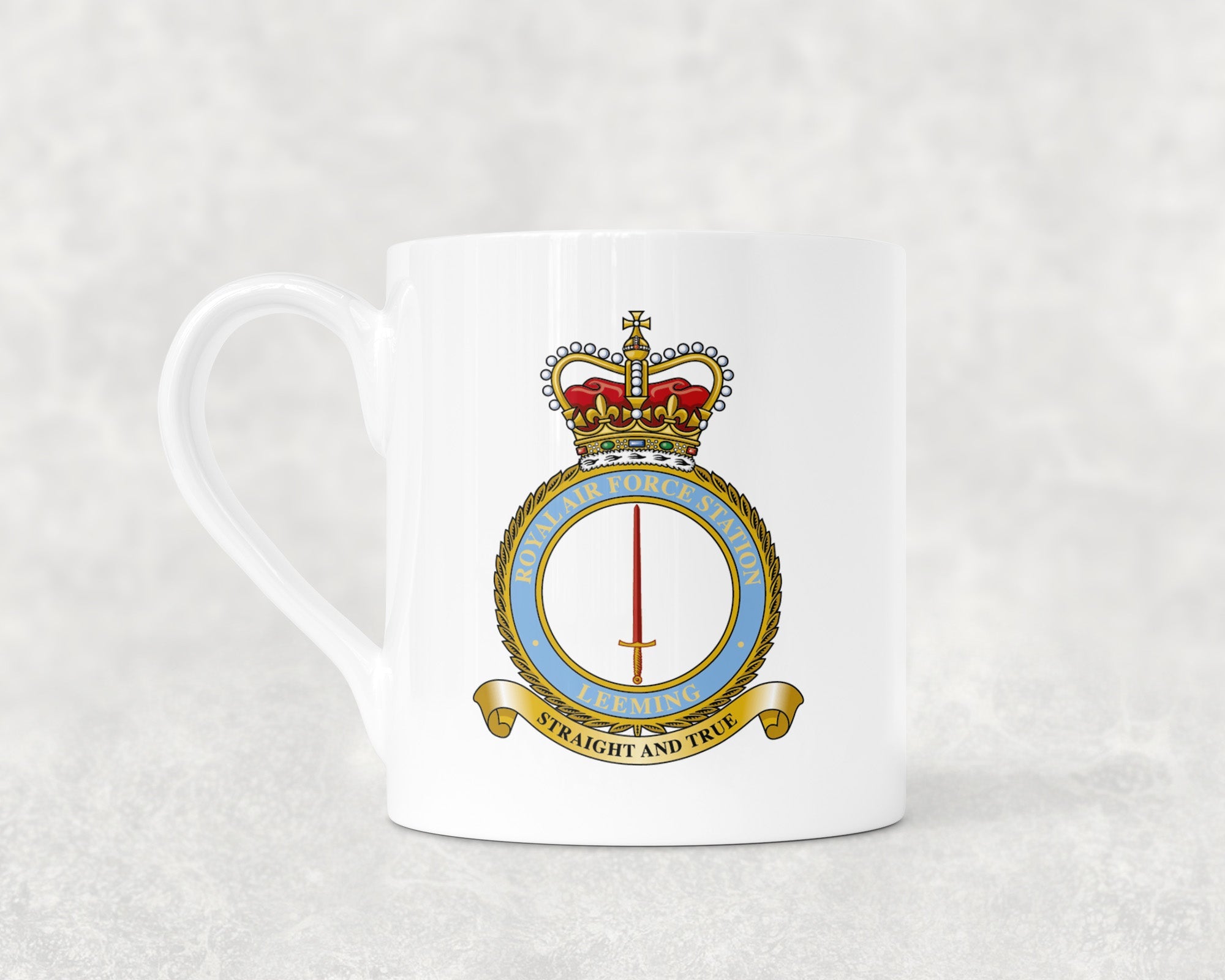 RAF Leeming - Bone China Mug – The Crafty Black Dog