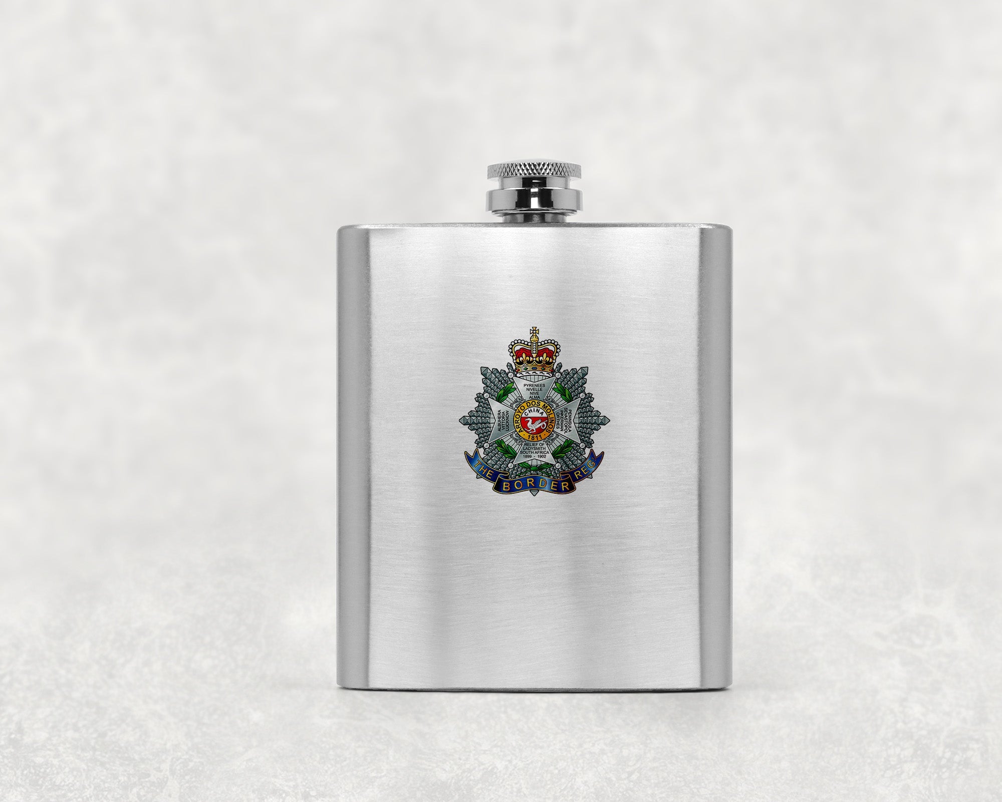 The Border Regiment - Hip Flask – The Crafty Black Dog