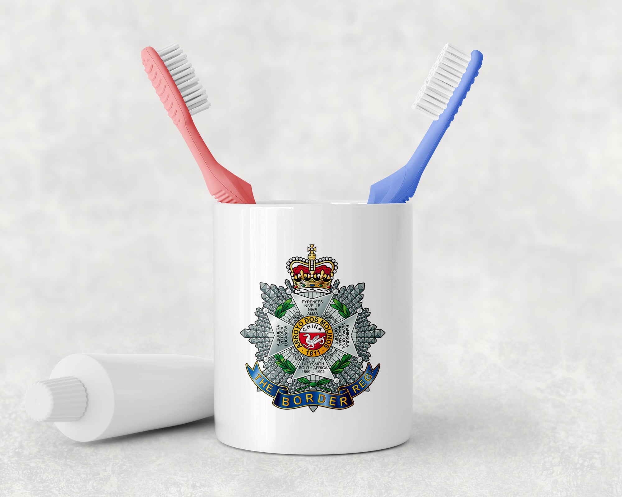 The Border Regiment - Toothbrush Holder and Soap Dispenser – The Crafty ...