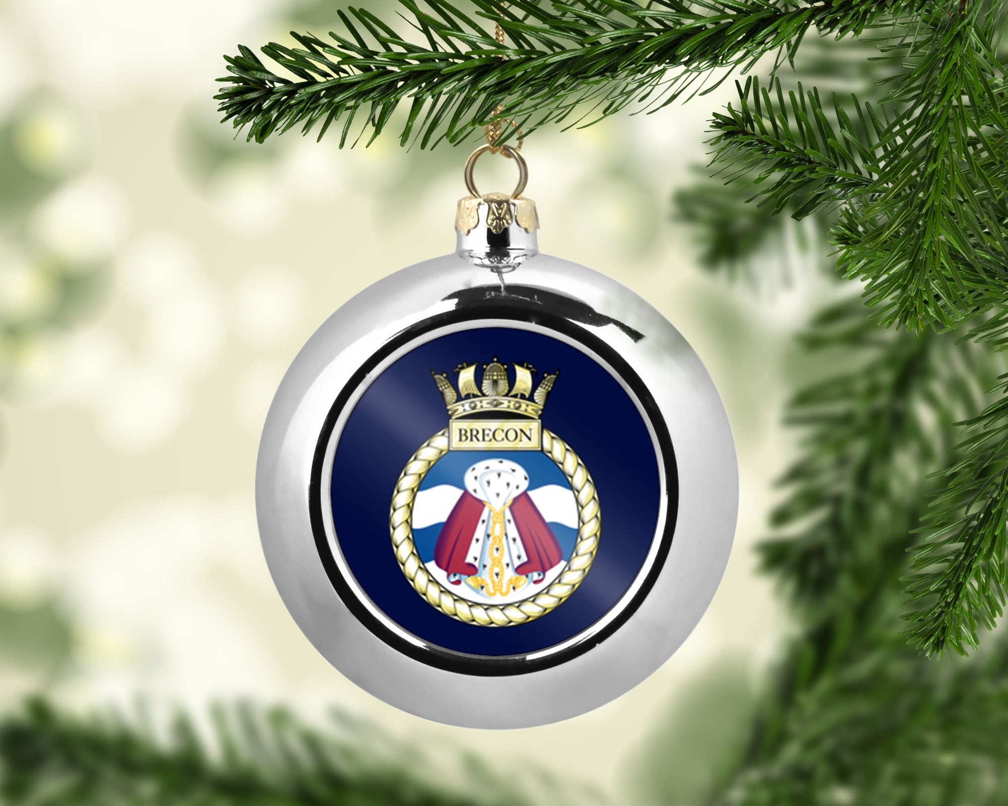 HMS Brecon - Bauble – The Crafty Black Dog