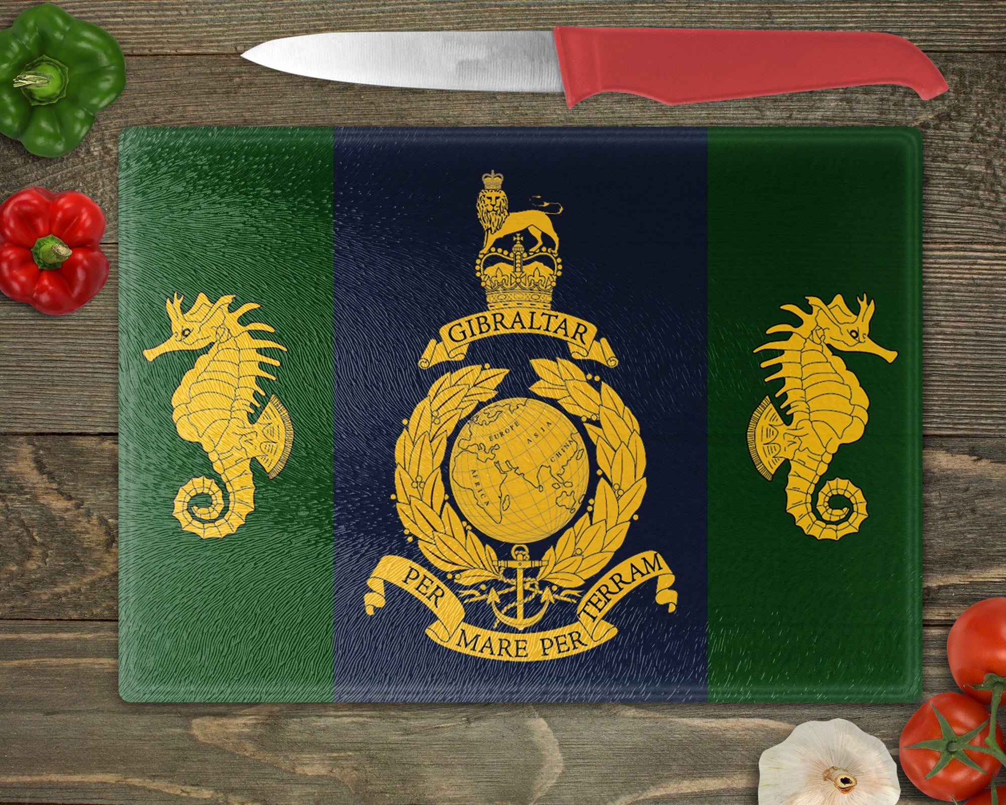 Commando Logistics Regiment - Cutting Board – The Crafty Black Dog