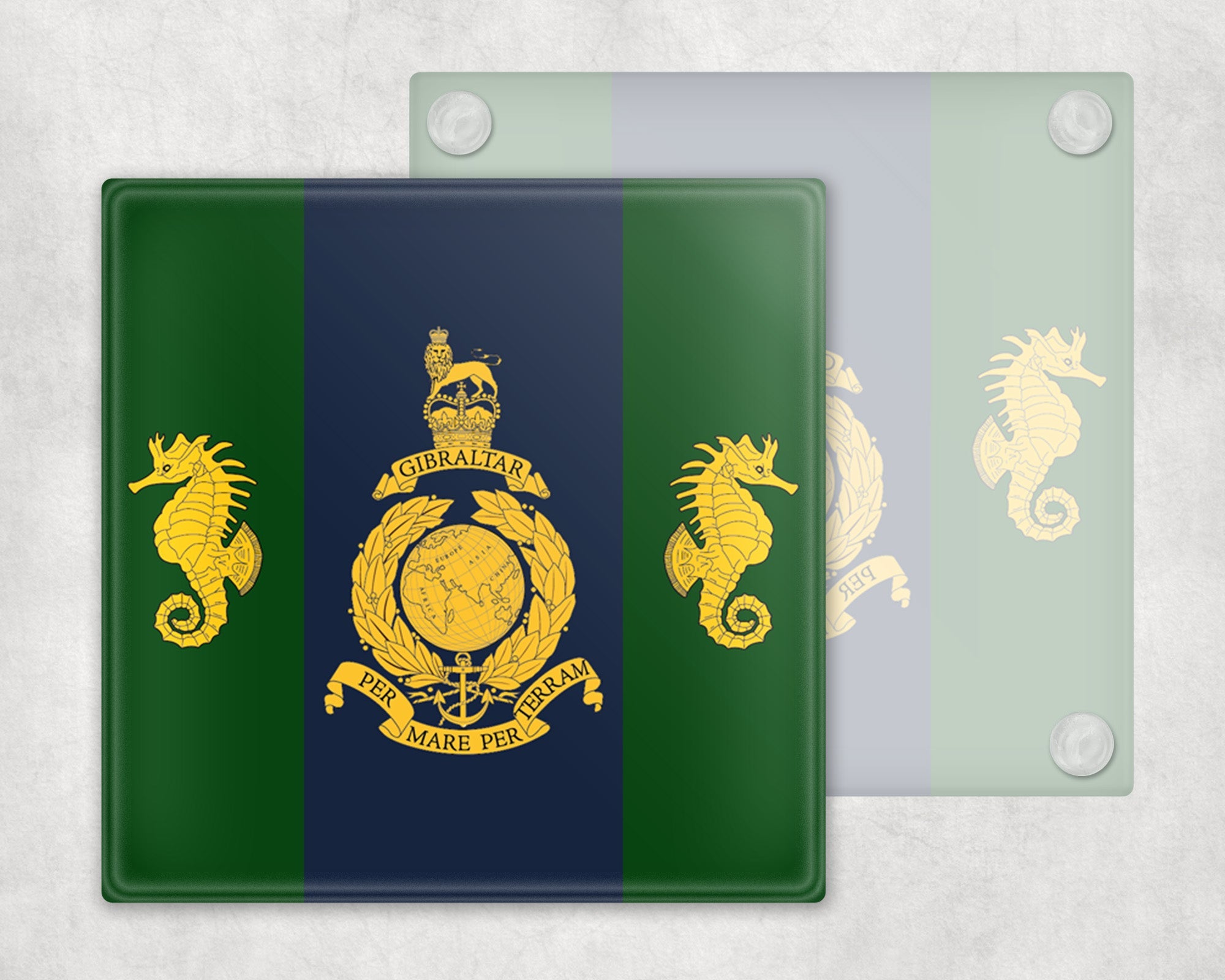 Commando Logistics Regiment - Glass Coaster – The Crafty Black Dog