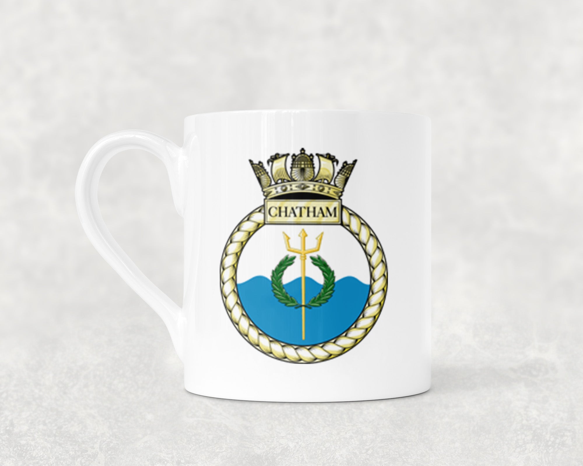 HMS Chatham - Bone China Mug – The Crafty Black Dog