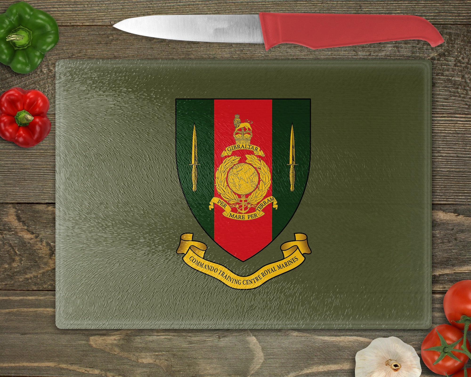 Commando Training Centre - Cutting Board – The Crafty Black Dog