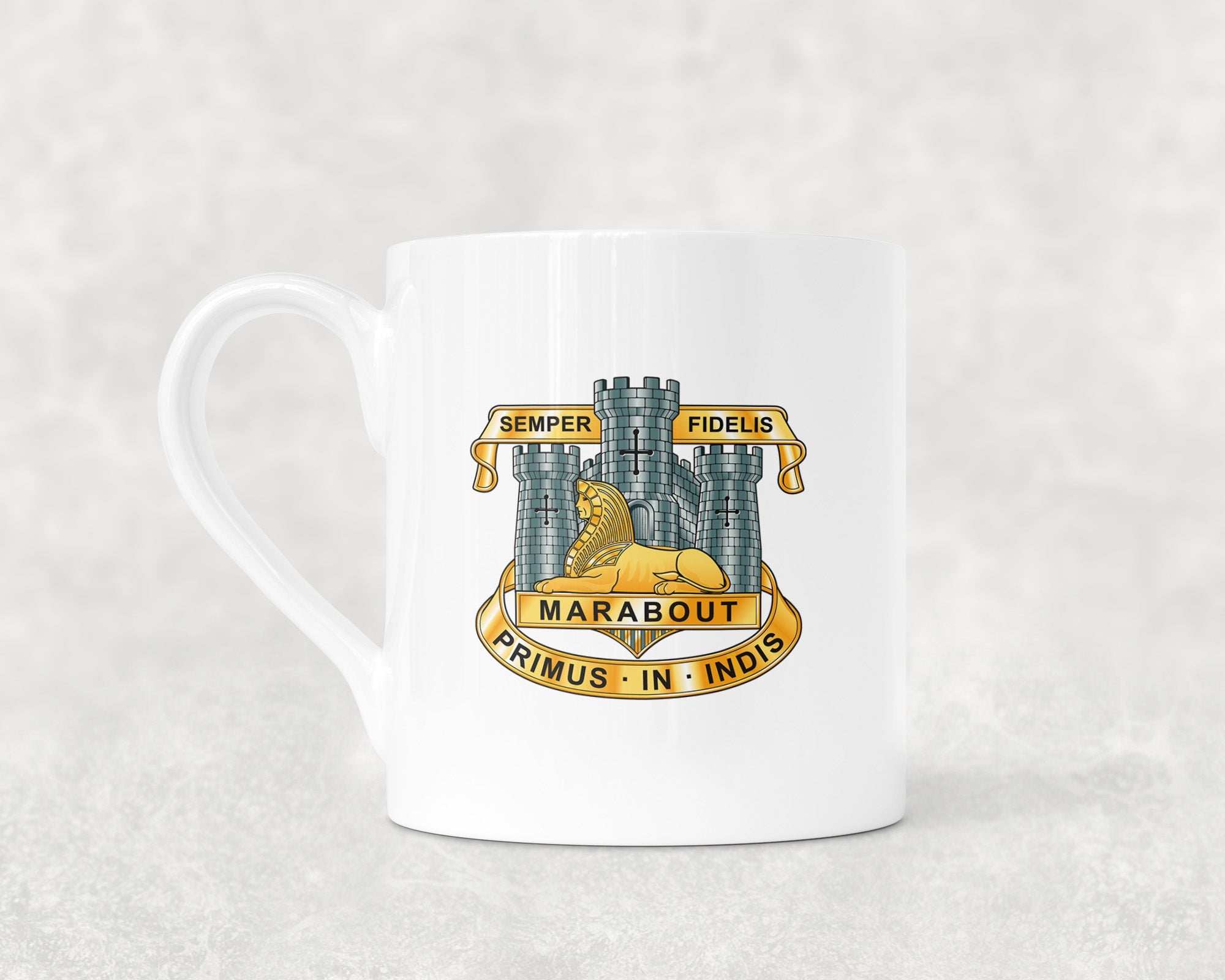 Devonshire & Dorset Regiment - Bone China Mug – The Crafty Black Dog