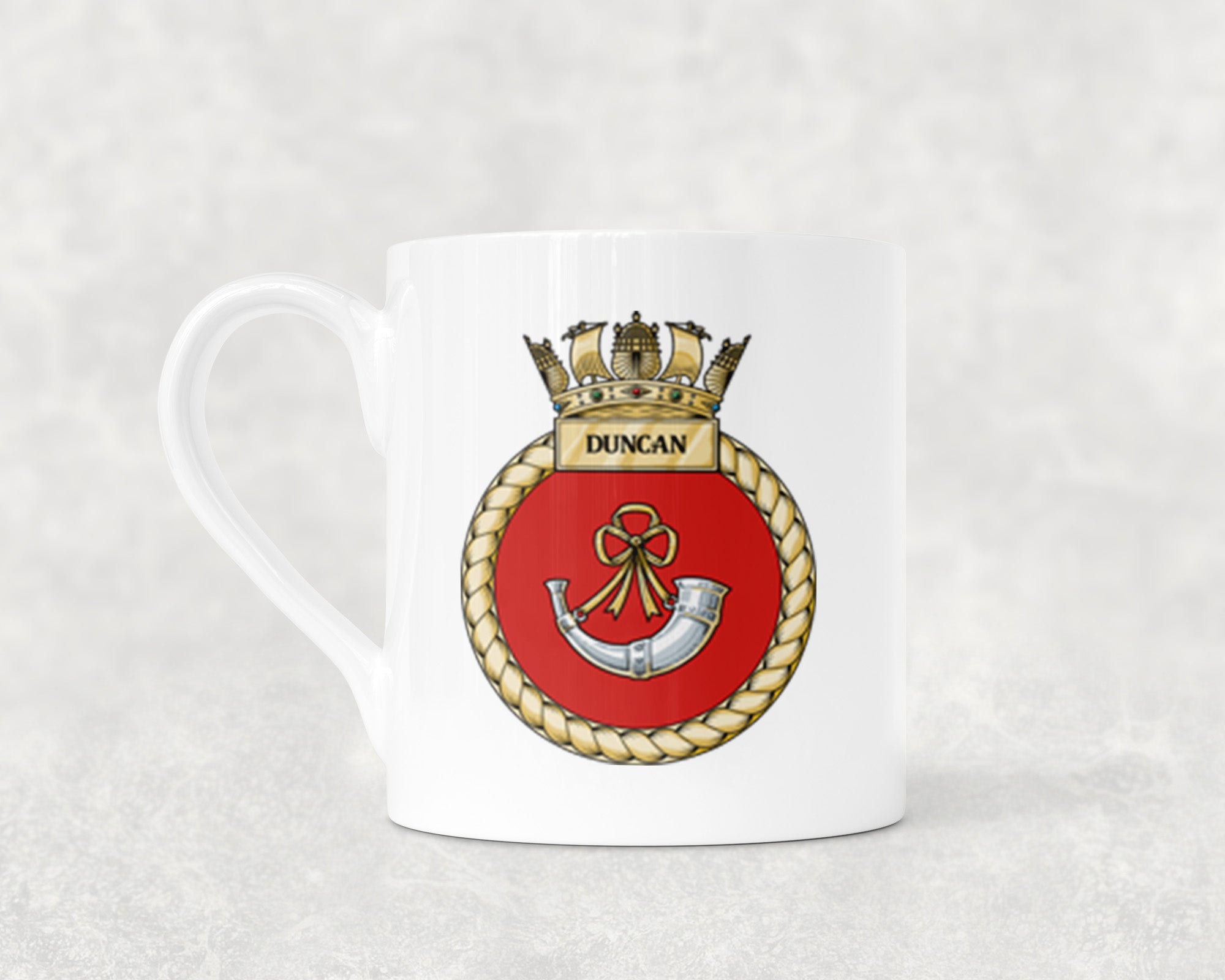 HMS Duncan - Bone China Mug – The Crafty Black Dog