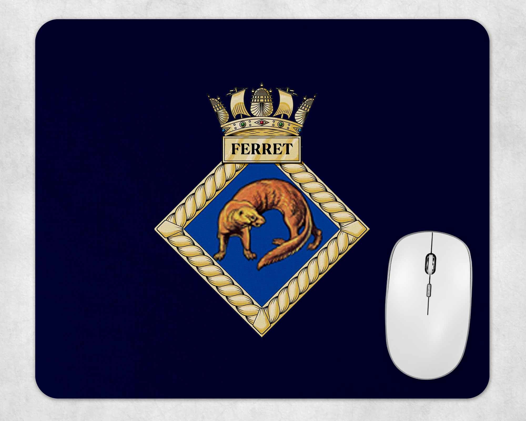 HMS Ferret - Mouse Mat – The Crafty Black Dog