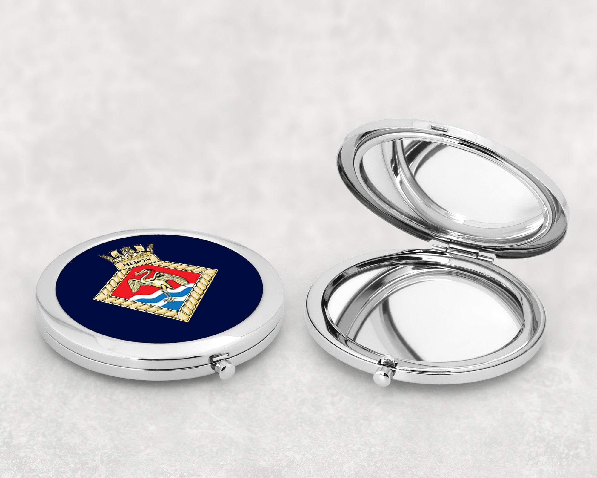 HMS Heron (RNAS Yeovilton) - Compact Mirror – The Crafty Black Dog