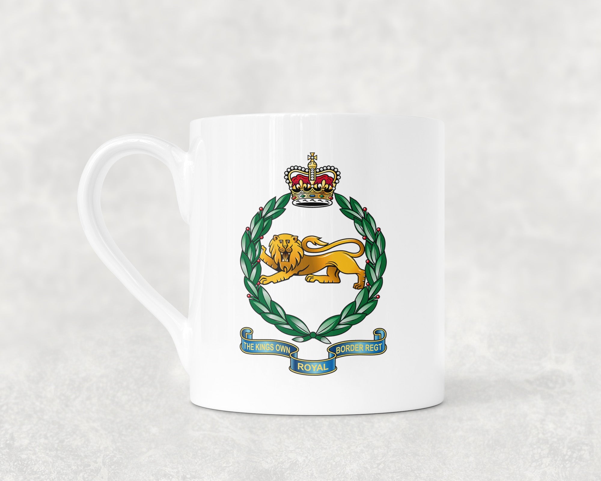 King's Own Royal Border Regiment - Bone China Mug – The Crafty Black Dog
