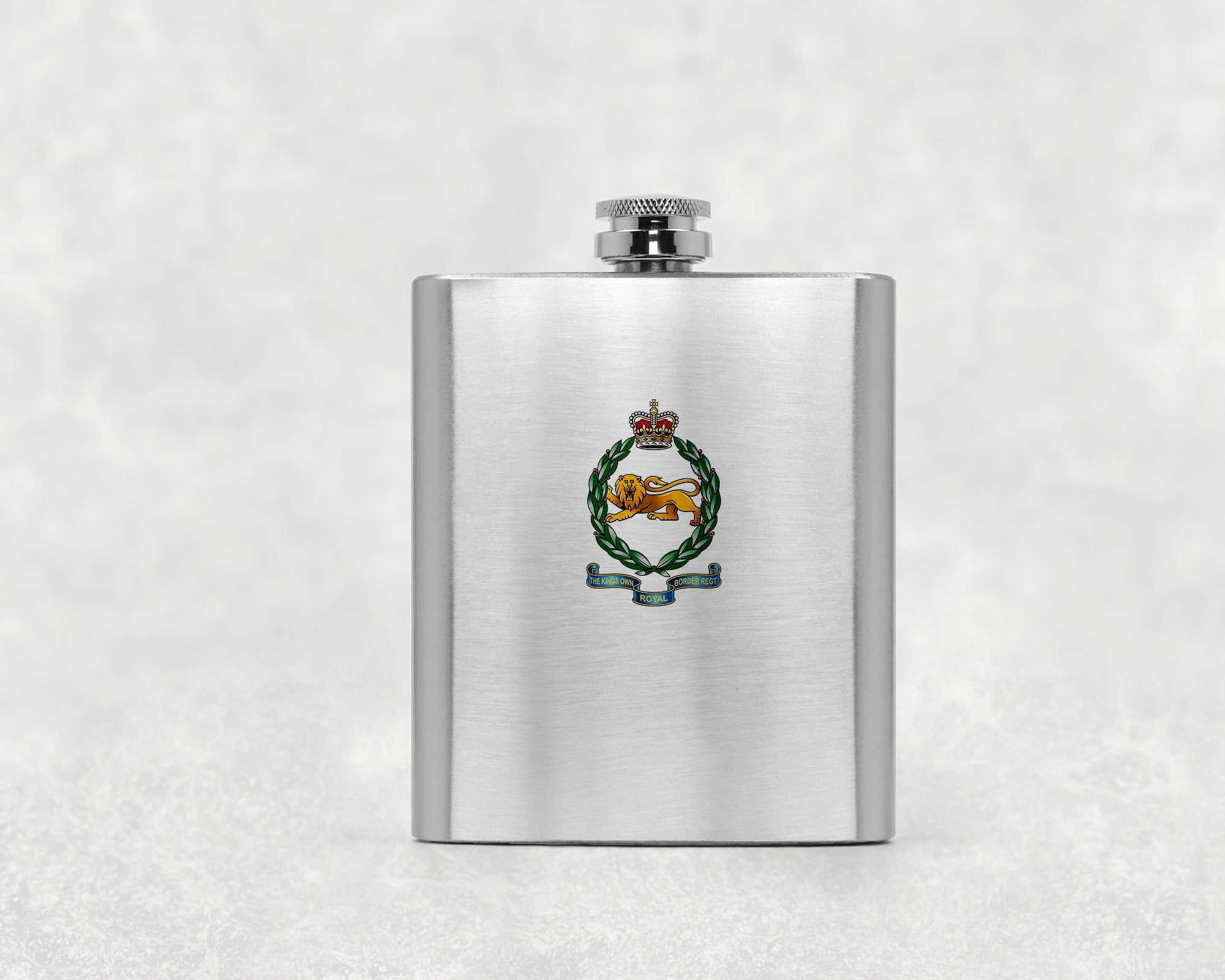 King's Own Royal Border Regiment - Hip Flask – The Crafty Black Dog