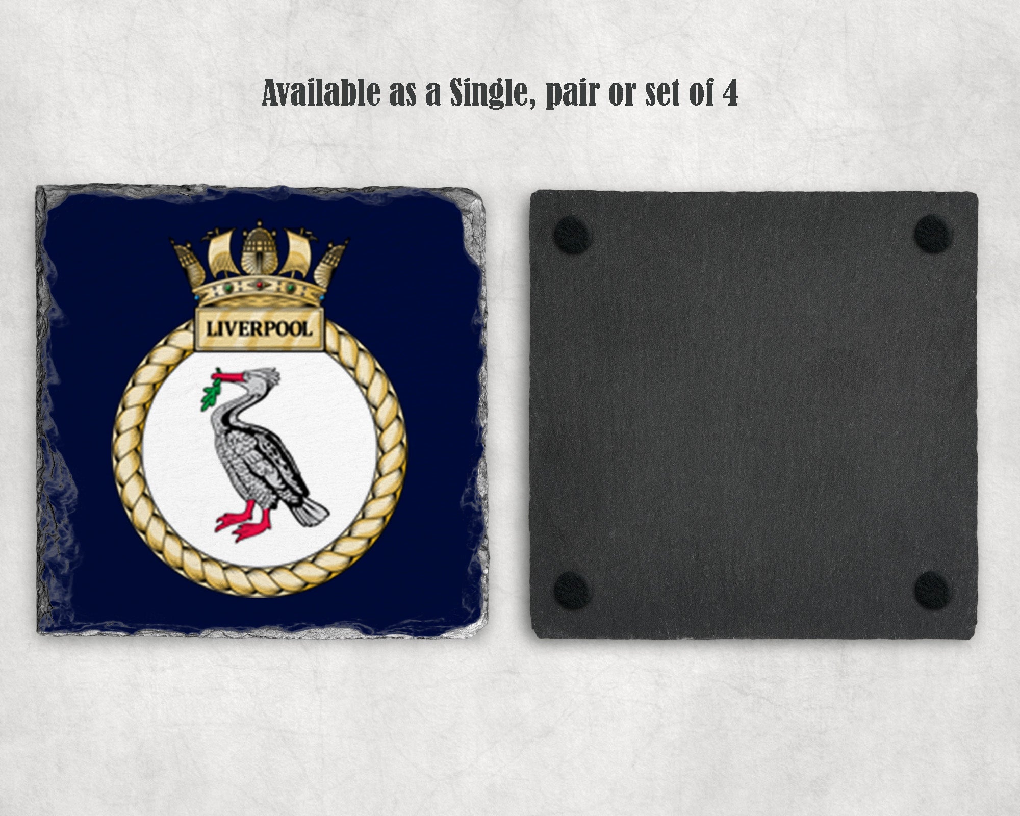 HMS Liverpool - Slate Coaster – The Crafty Black Dog