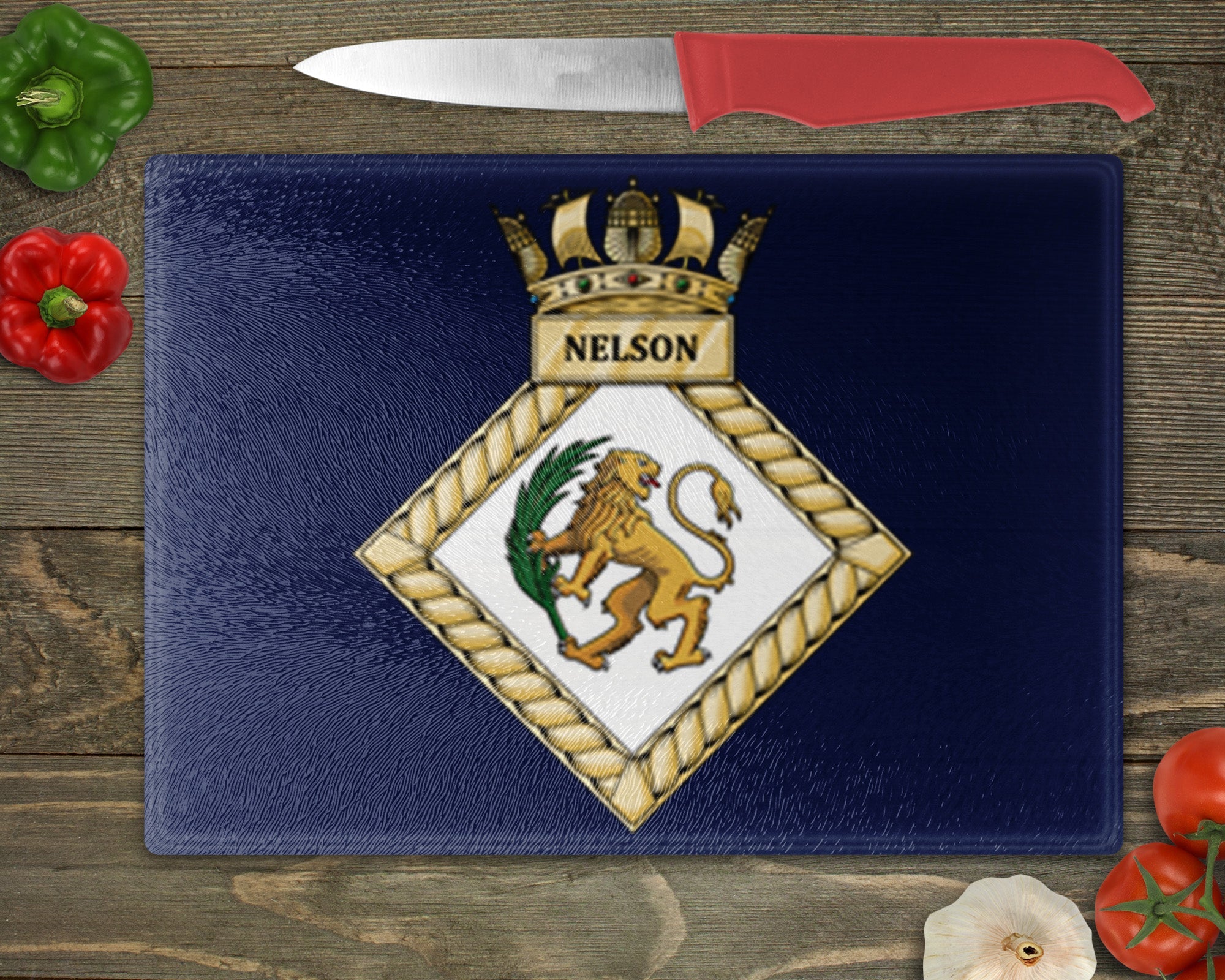 HMS Nelson (HMNB Portsmouth) - Cutting Board – The Crafty Black Dog