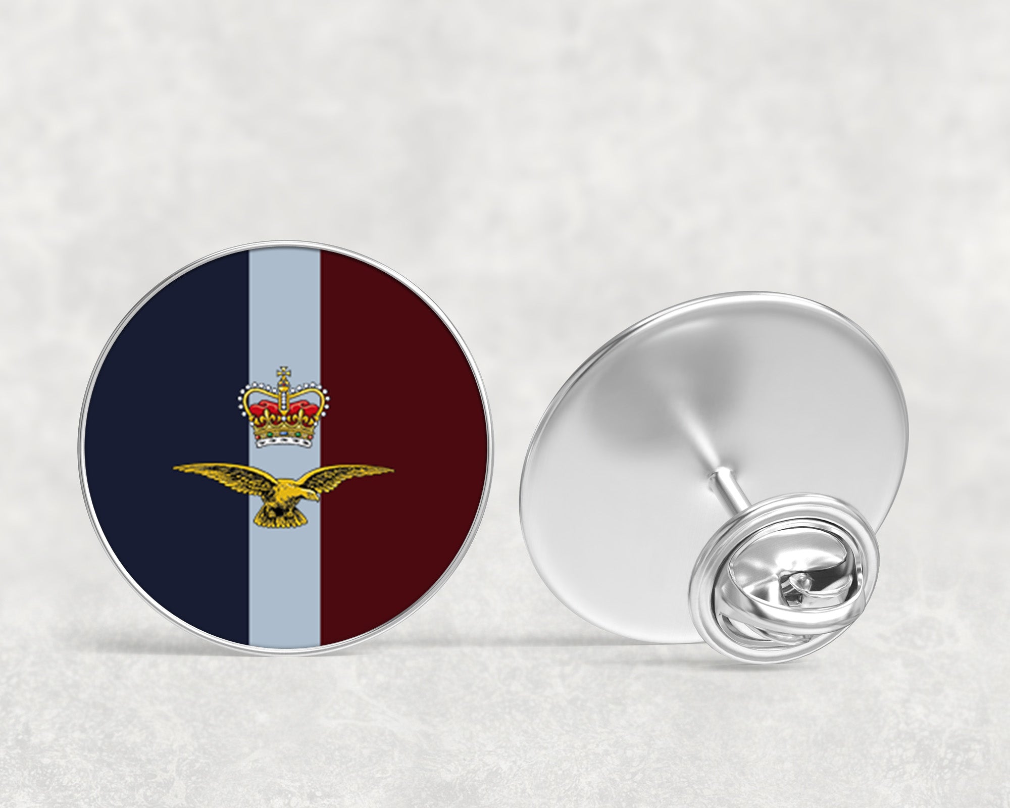 RAF Eagle & Crown - Lapel Pin – The Crafty Black Dog