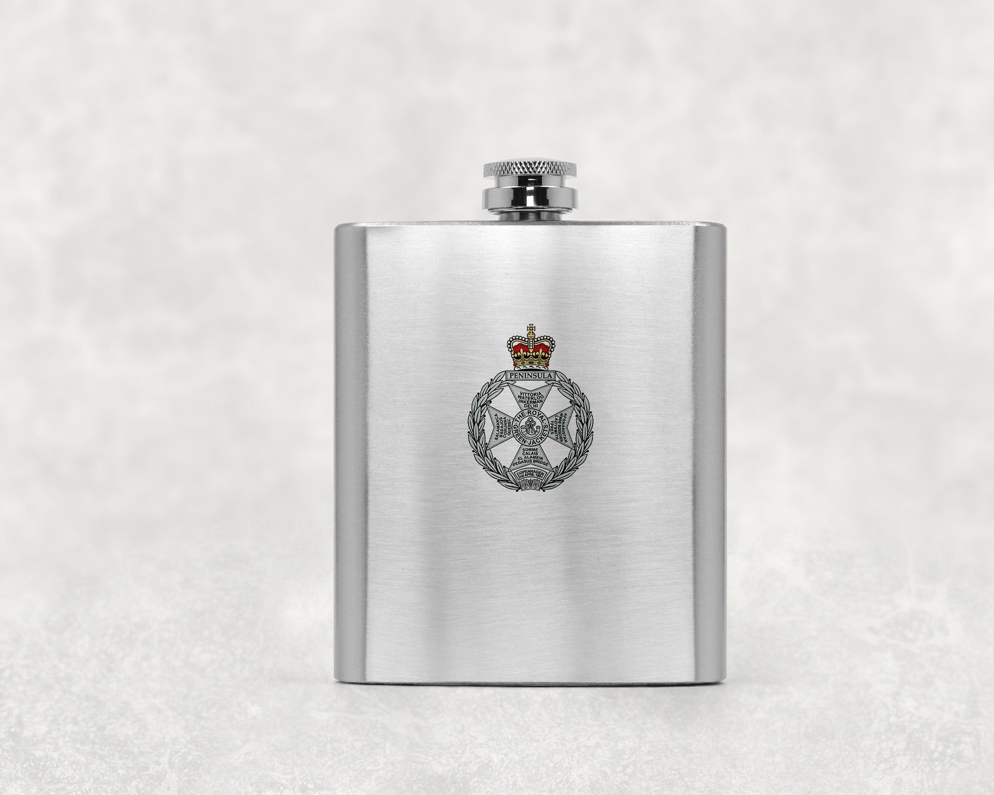 Royal Green Jackets - Hip Flask – The Crafty Black Dog