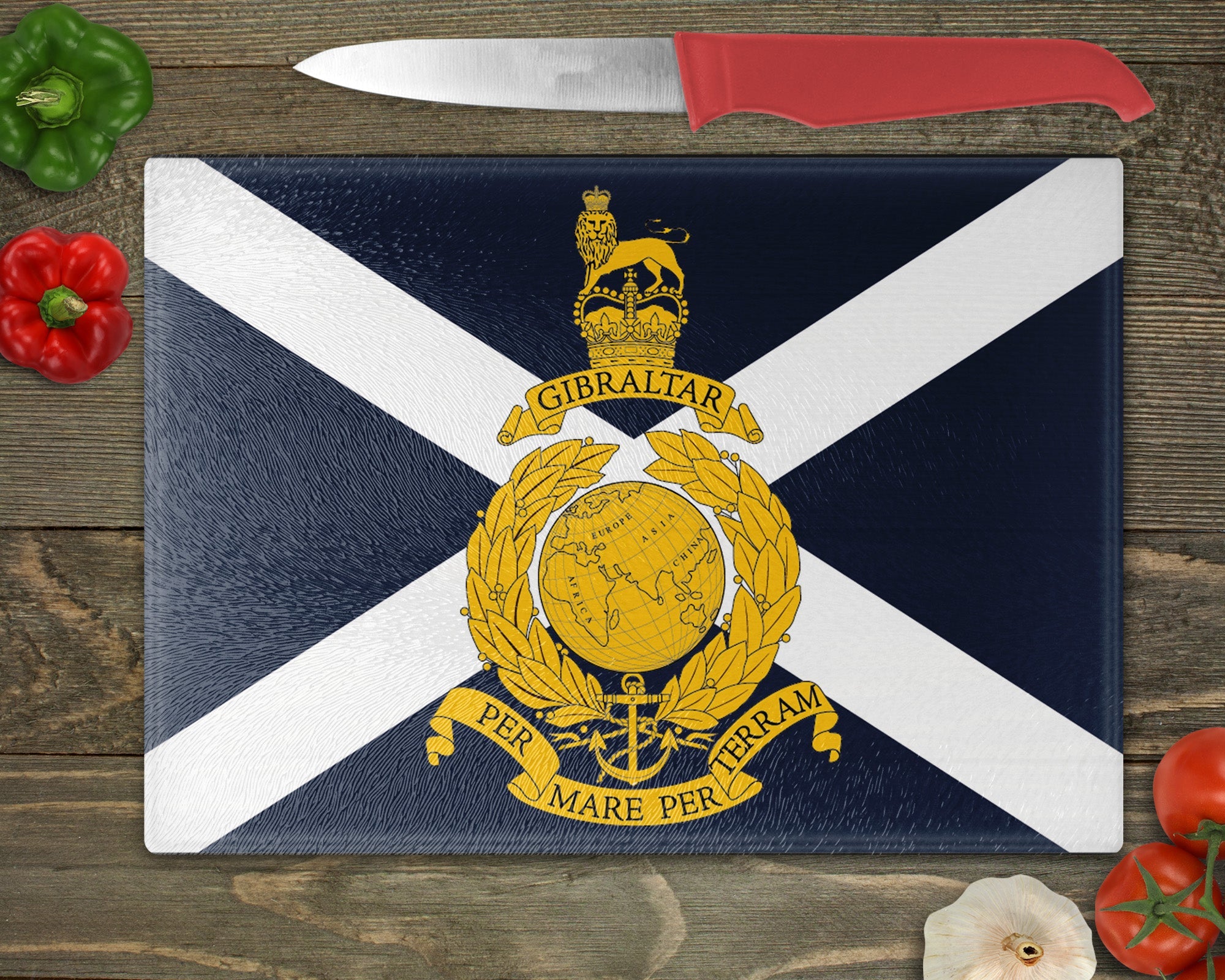Royal Marines Chopping Board – The Crafty Black Dog