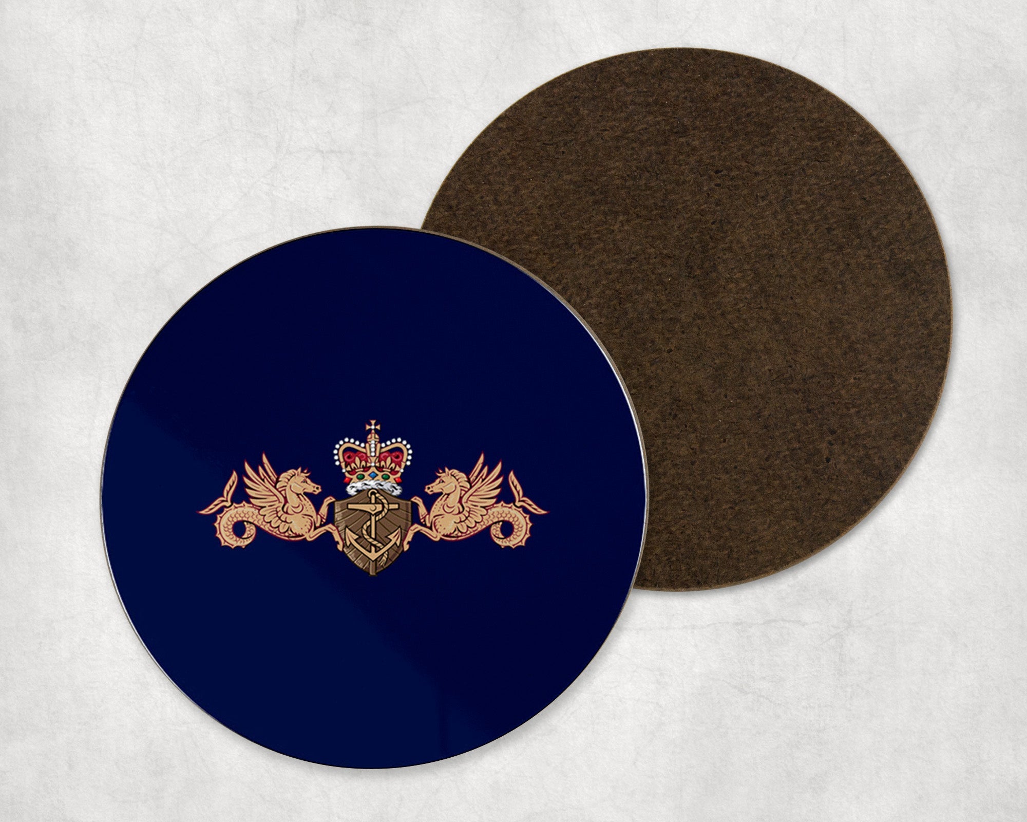 Surface Fleet - Round Coaster Set – The Crafty Black Dog